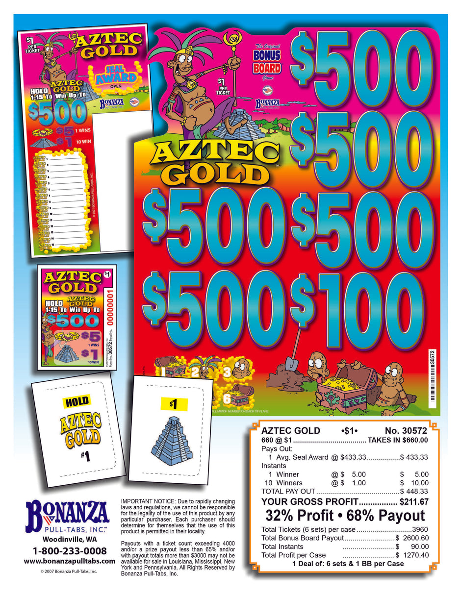 Bonus Board Pull Tabs – YoungCoLLC