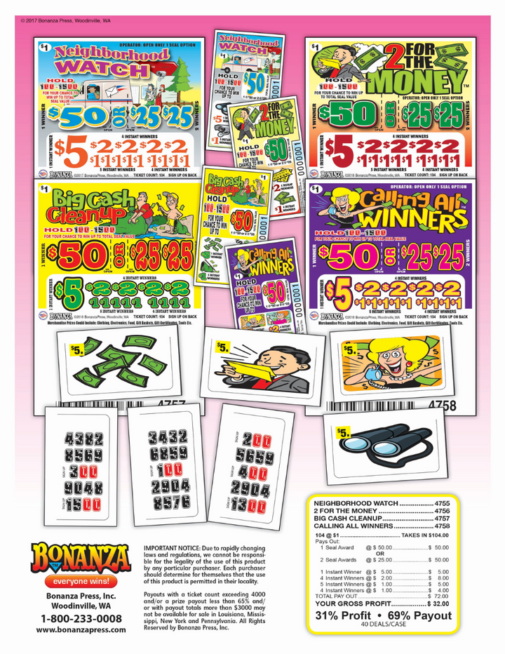 Pull Tabs – YoungCoLLC