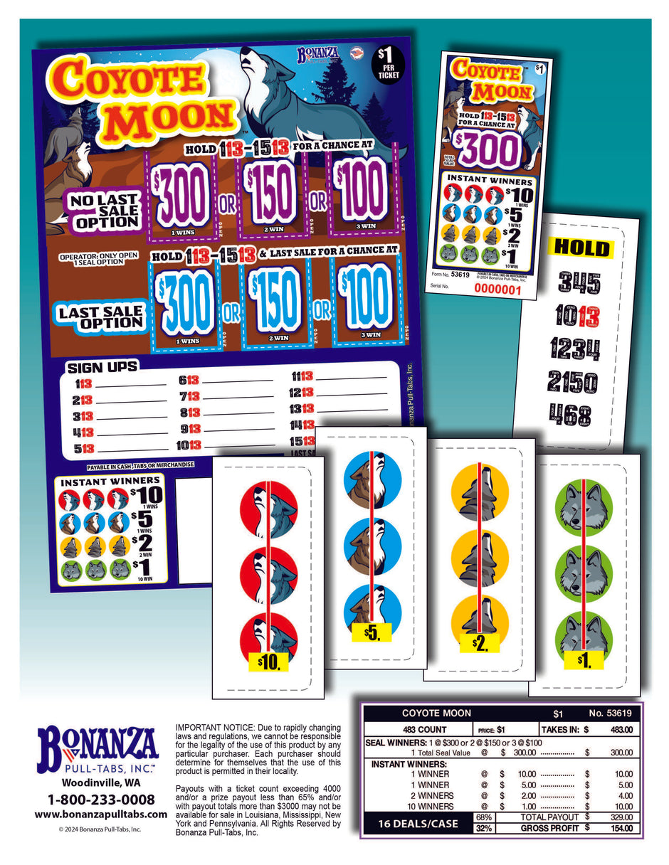 Instants Pull Tabs – YoungCoLLC