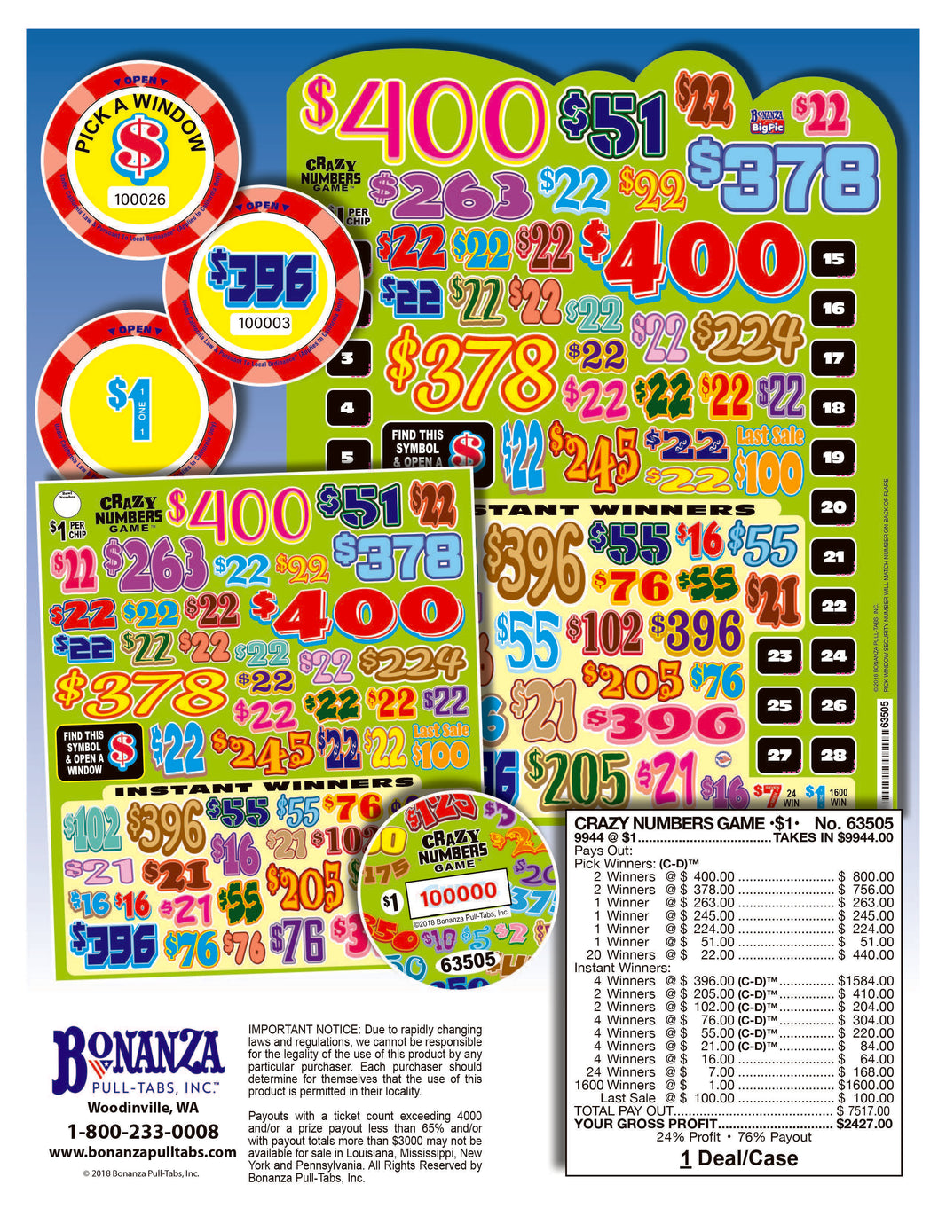Chips Pull Tabs – YoungCoLLC