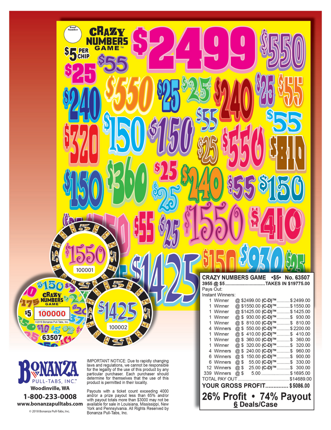 Chips Pull Tabs – YoungCoLLC