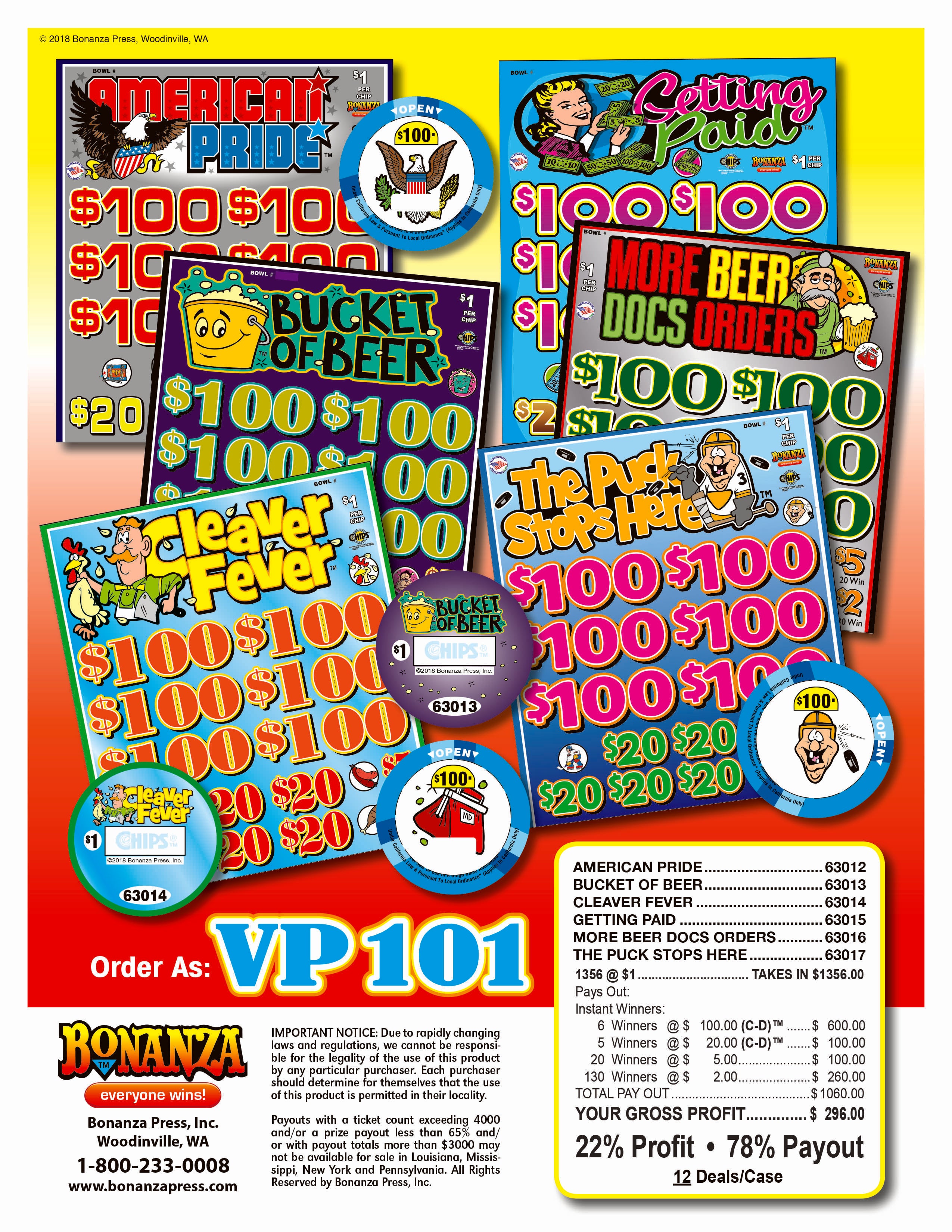 YoungCo Enterprises LLC | Wholesale Pull Tabs – YoungCoLLC