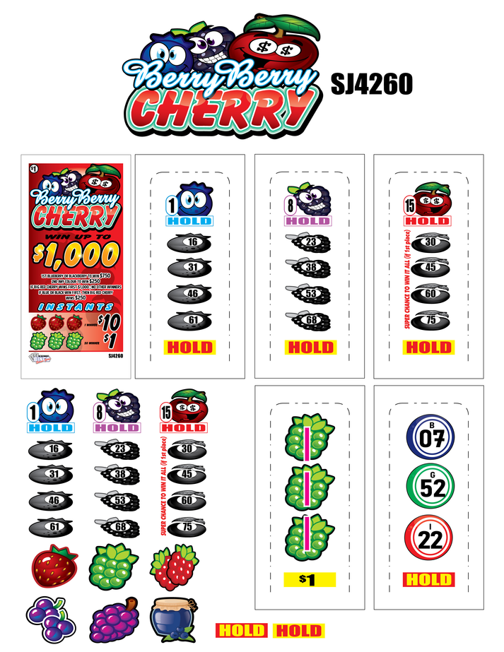 Berry Berry Cherry 1650ct Seal Game Pull Tabs – YoungCoLLC