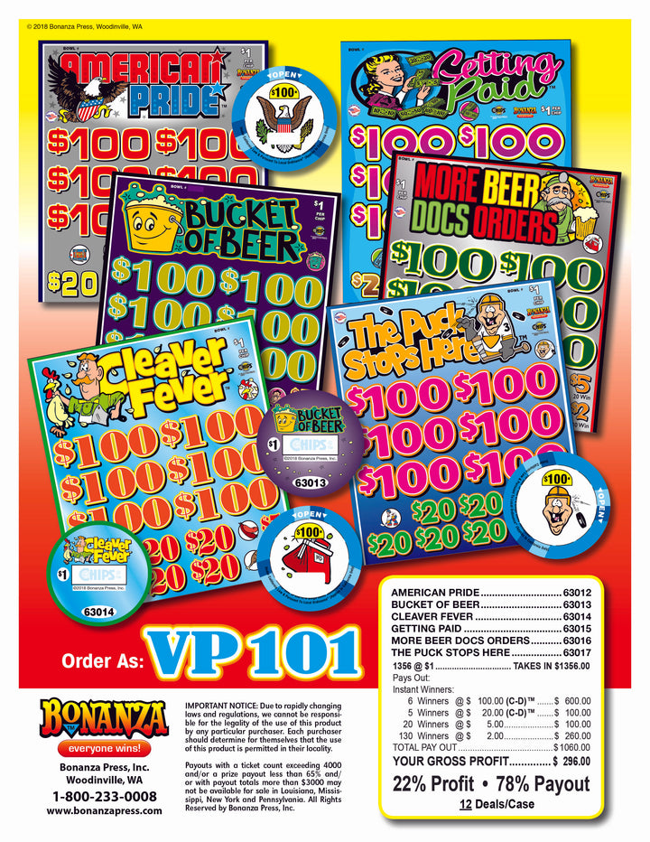 YoungCo Enterprises LLC | Wholesale Pull Tabs – YoungCoLLC