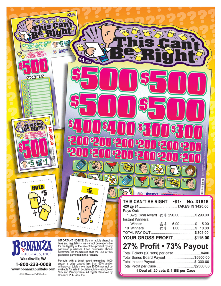 Bonus Board Pull Tabs – Page 3 – YoungCoLLC