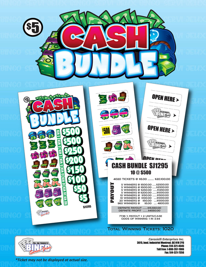 Cash Bundle 4020ct Instant Pull Tabs – YoungCoLLC